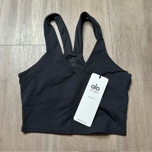 ALO Yoga | Tops | Alo Yoga Real Bra Tank Black | Poshmark